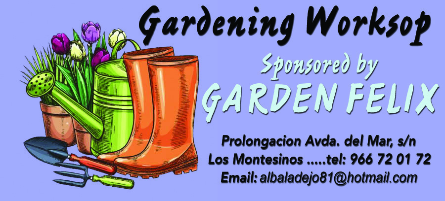 Gardening Workshop with Garden Felix - The Leader - The No. 1 Spanish ...
