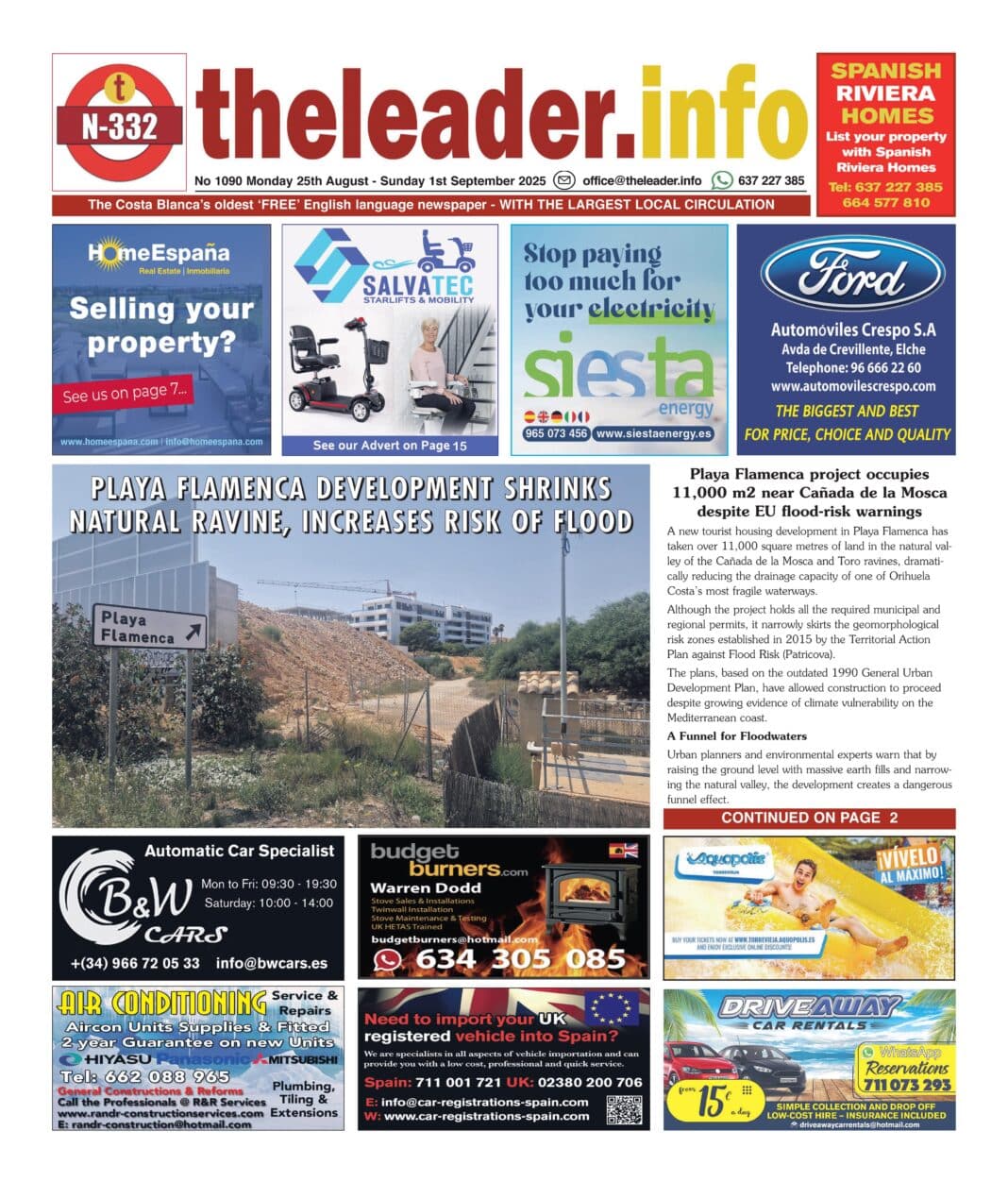 The Leader Newspaper Edition 1090 - News, Sport, Information, Property, Business, Travel, Tourism