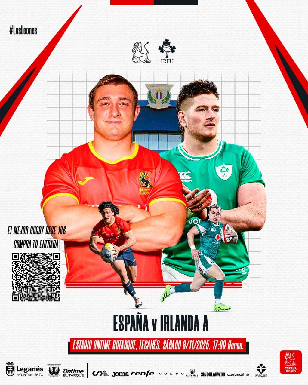 Spain Gears Up to Host Ireland ‘A’ in Showcase Rugby Encounter - News, Sport, Information ...