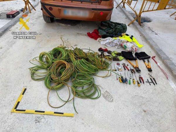 Two Arrested Over Copper Cable Thefts Across Alicante Province - The ...